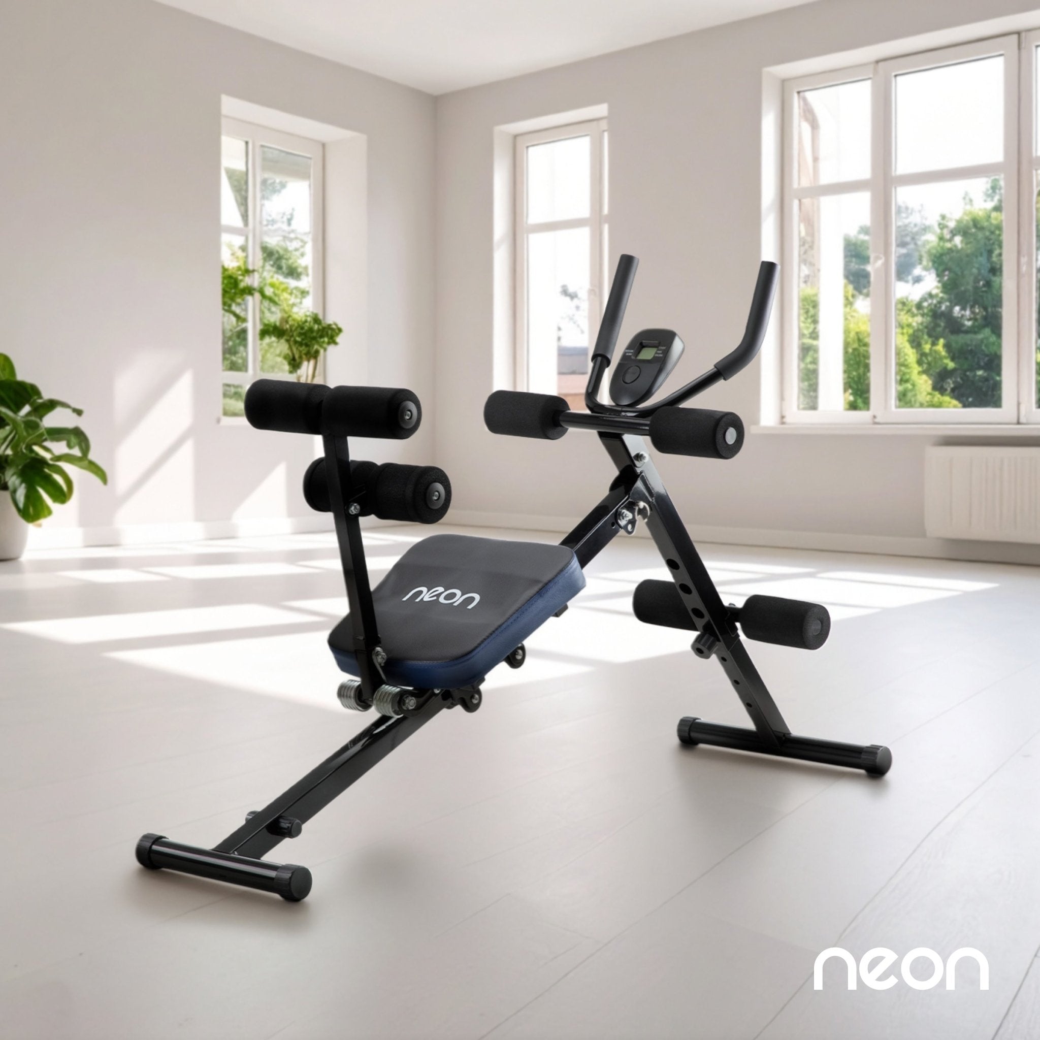 Banco Ejercicio Multifuncional Plegable Abdominales Monitor - Somos Reyes